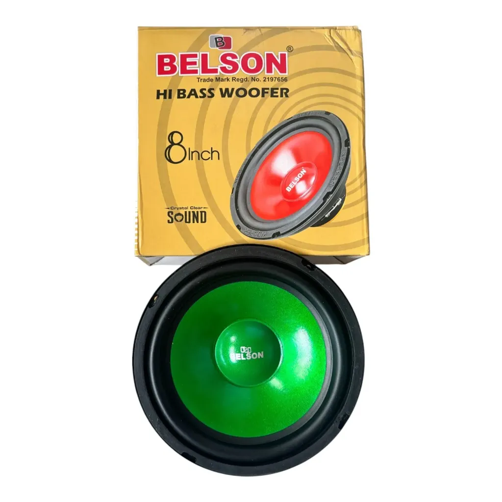 Belson 8 Inch 4 Ohm 50W Audio Woofer Speaker | Robogears Private Limited